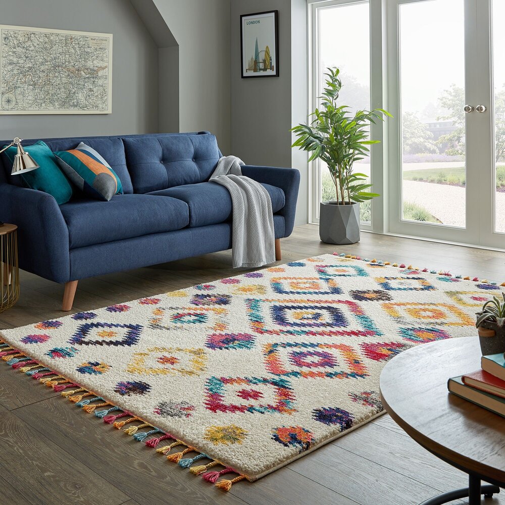 Kleurrijk vloerkleed - Bohemia Multi - Flycarpets