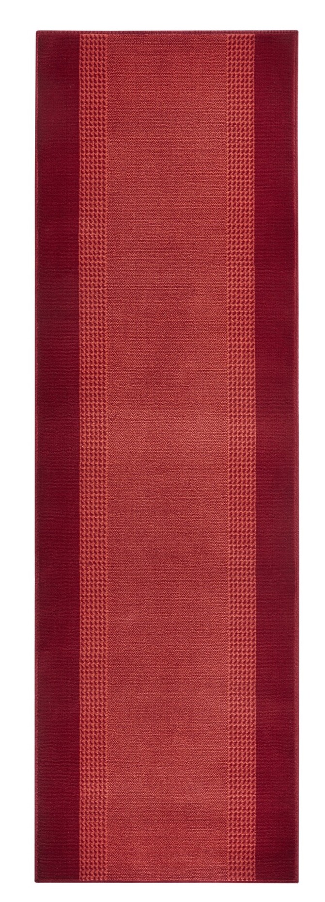Laagpolig Loper - Band Rood - Flycarpets