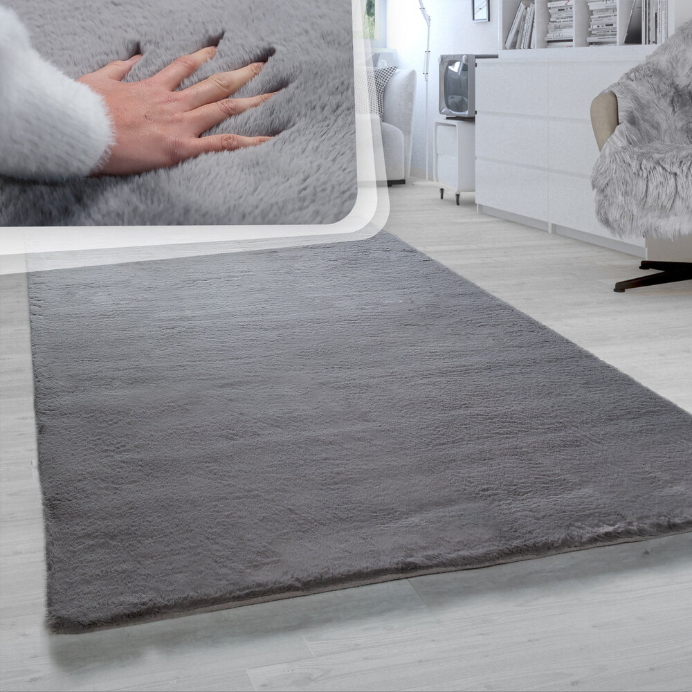 Rabbit Vloerkleed - Antraciet - Flycarpets