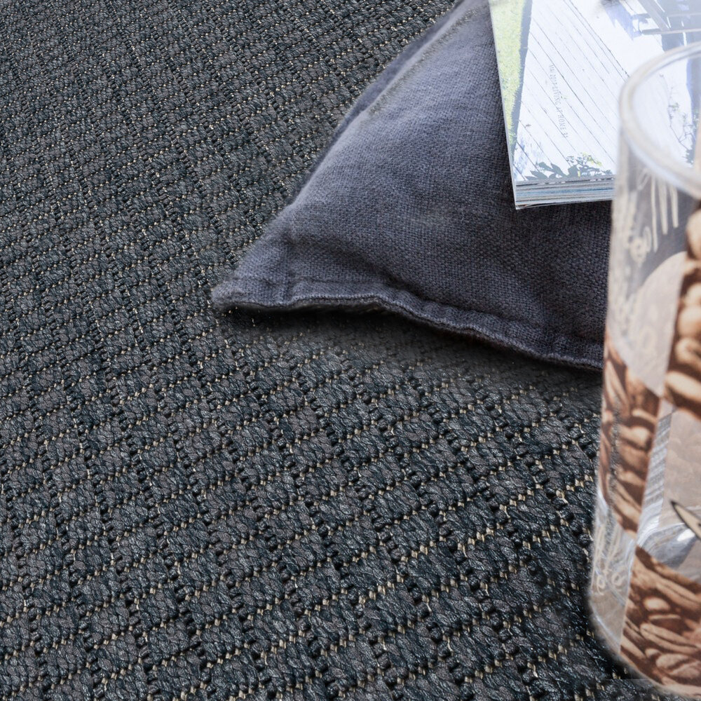 Binnen & Buitenkleed Timiso - Effen Uni - Marineblauw - Flycarpets