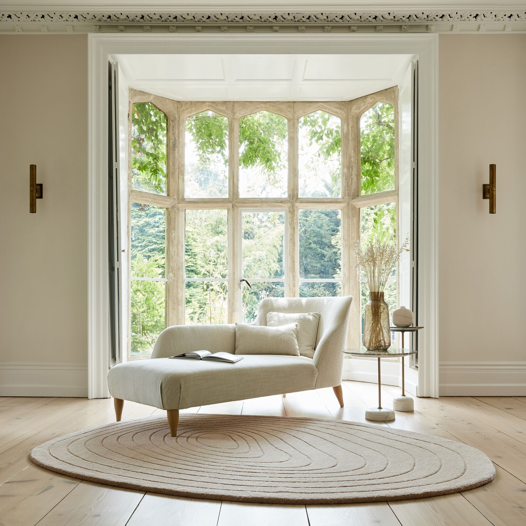 Organisch wollen vloerkleed - Puddle Beige - Flycarpets