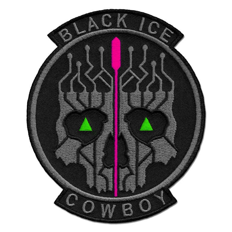Bird Ov Prey - Black Ice Cowboy Patch - Grey Street