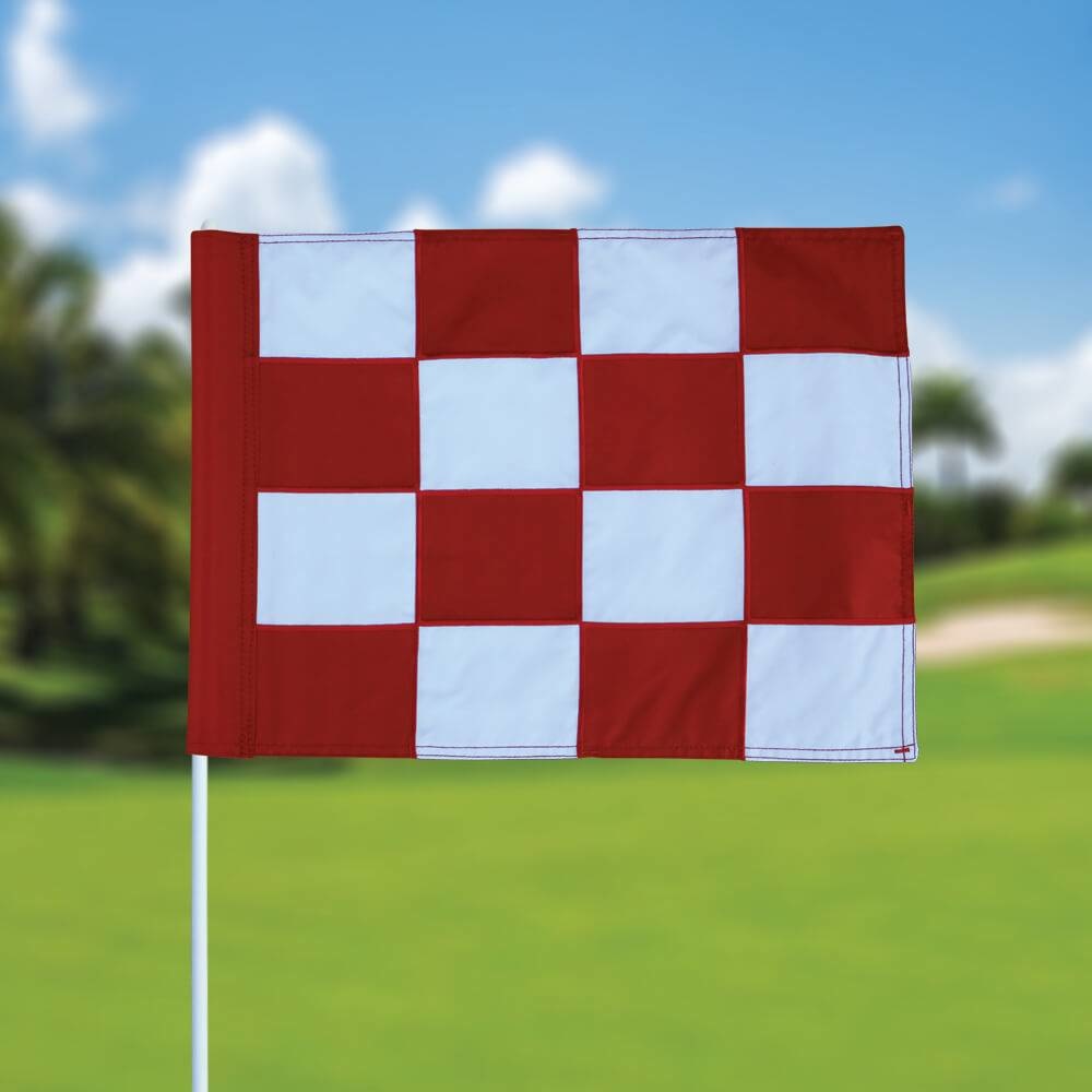 Red And White Checkered Flag