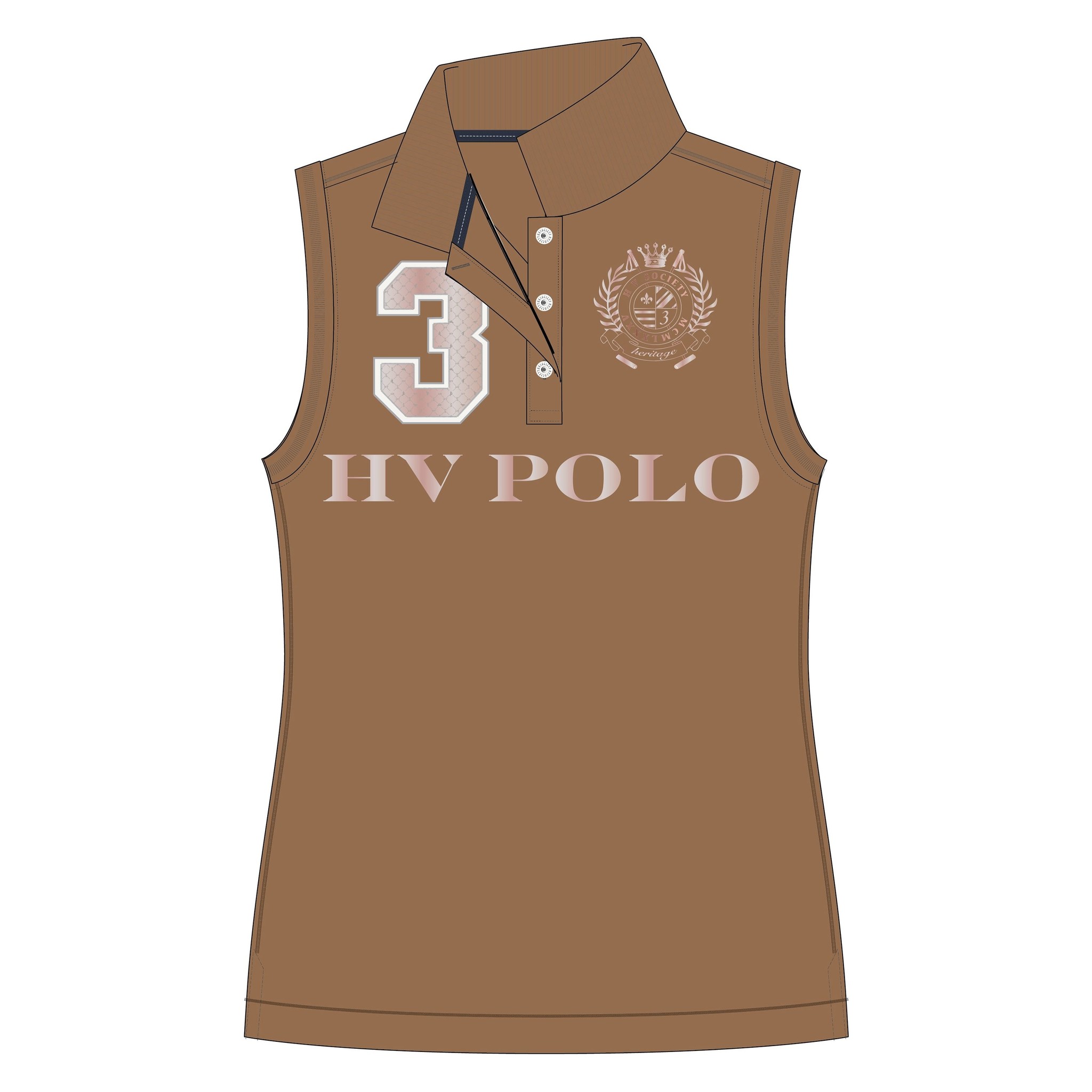 HVP Polo shirt sleeveless Favouritas Luxury - Zalda