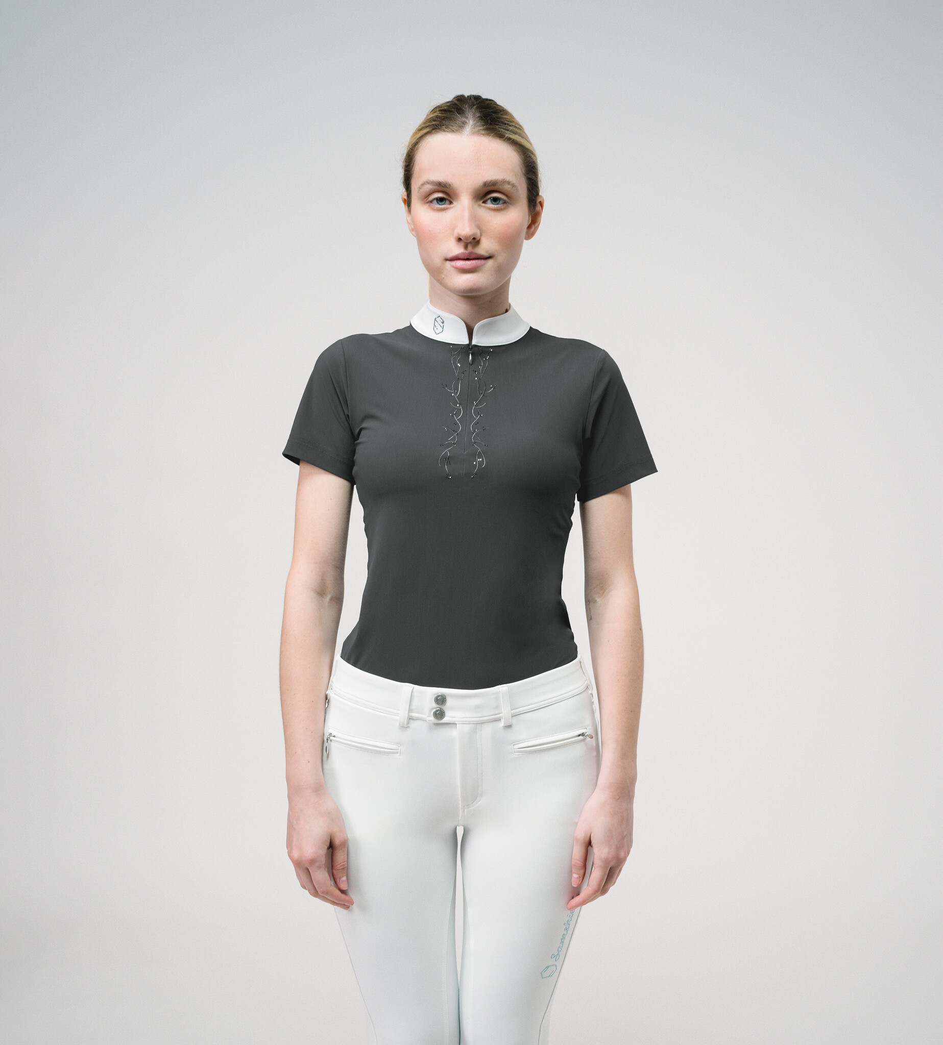 Samshield Shirt LOISE CRYSTAL LEAF SHORT SLEEVES - Zalda Ruitersport