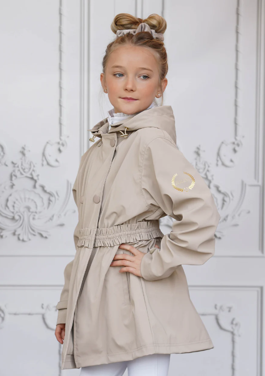 Joline Charlotte rain Jacket Beige - Zalda Equestrian