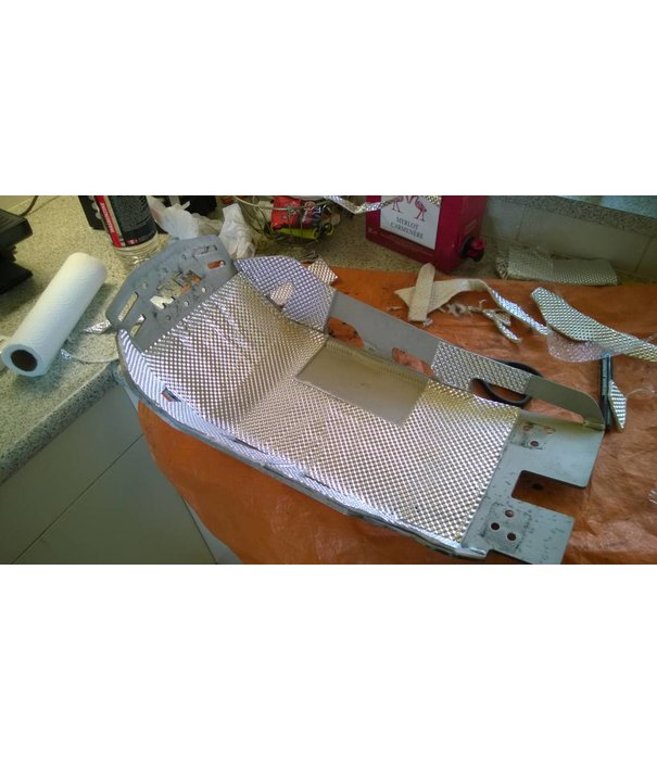 Heat resistant shield aluminum self-adhesive - Heat Shieldings