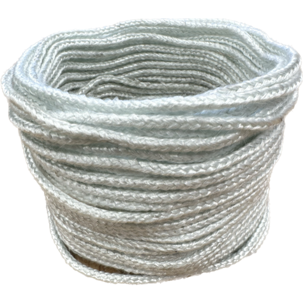Heat resistant white square stove rope 4 mm x 4 m x 30m - Heat ...
