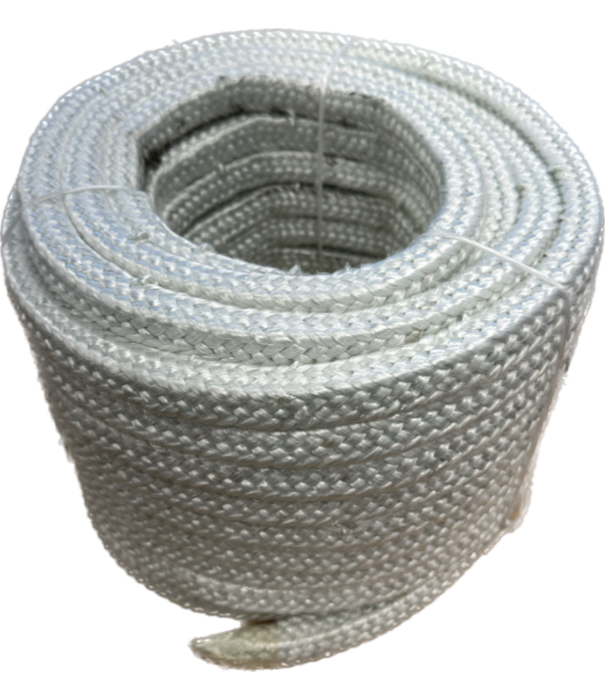 Heat resistant white stove rope ø 18 mm x 25 m - Heat Shieldings