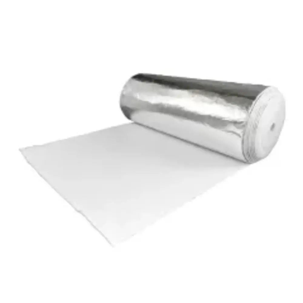 Heat Barrier Fiberglass with aluminum foil 1m x 30m - Heat Shieldings B.V.