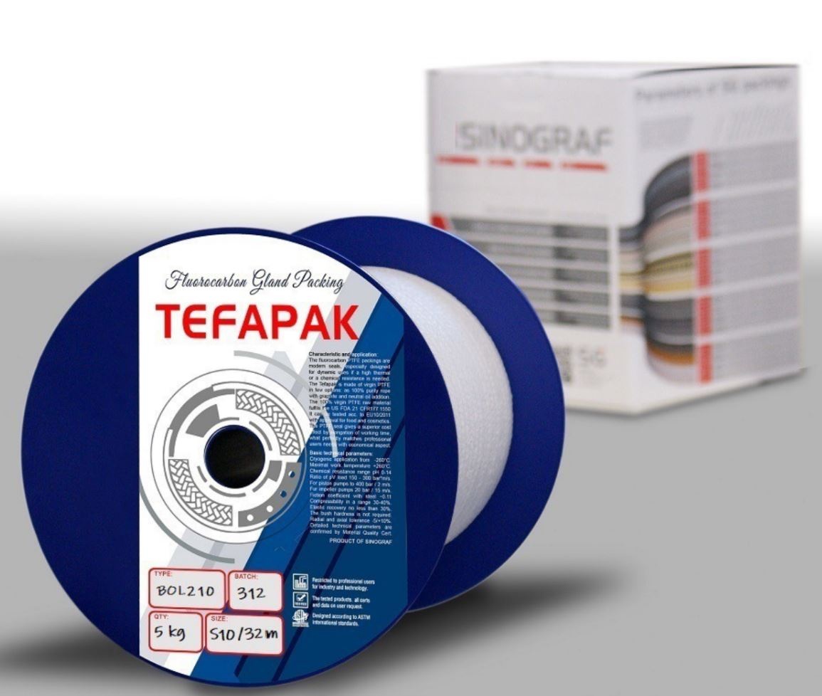Tefapak GRF 260 Gland Packing - PTFE Graphite Packing Buy - Heat ...