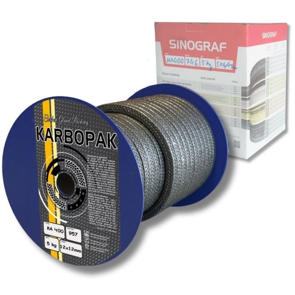 Karbopak KA 400 Koolstofvezel Pakking - Slijtvast - Heat Shieldings B.V.
