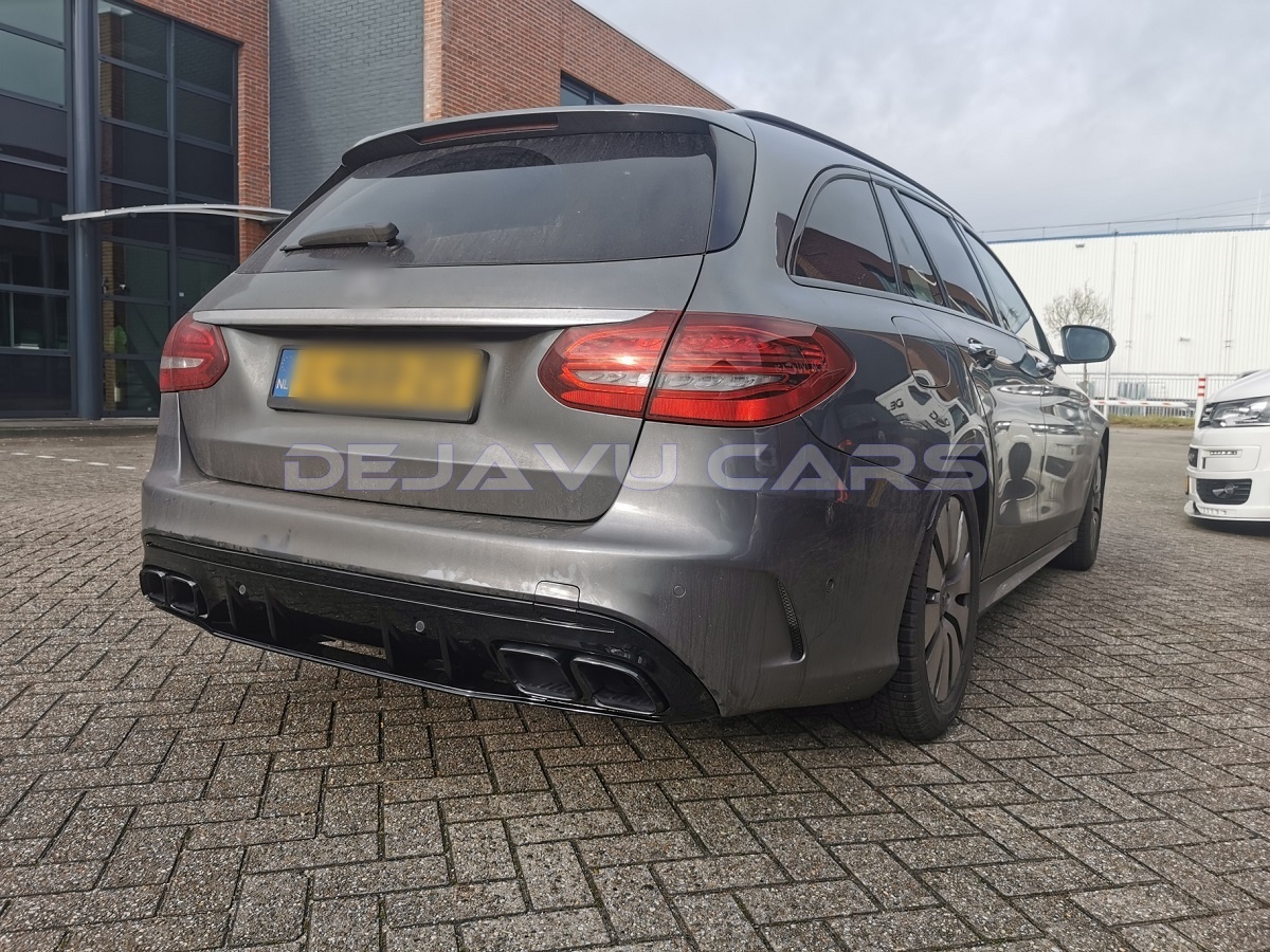 C63S AMG Look Diffuser for Mercedes Benz C-Class W205 / S205 - Dejavu ...
