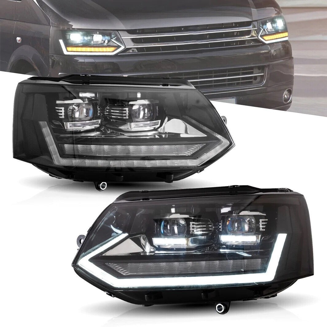 T6.1 Look Full LED Matrix LED Headlights for Volkswagen Transporter T5 ...