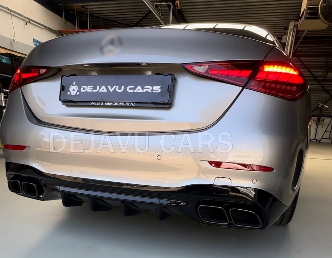 C63S AMG Look Diffuser for Mercedes Benz C-Class W206 / S206 - Dejavu ...