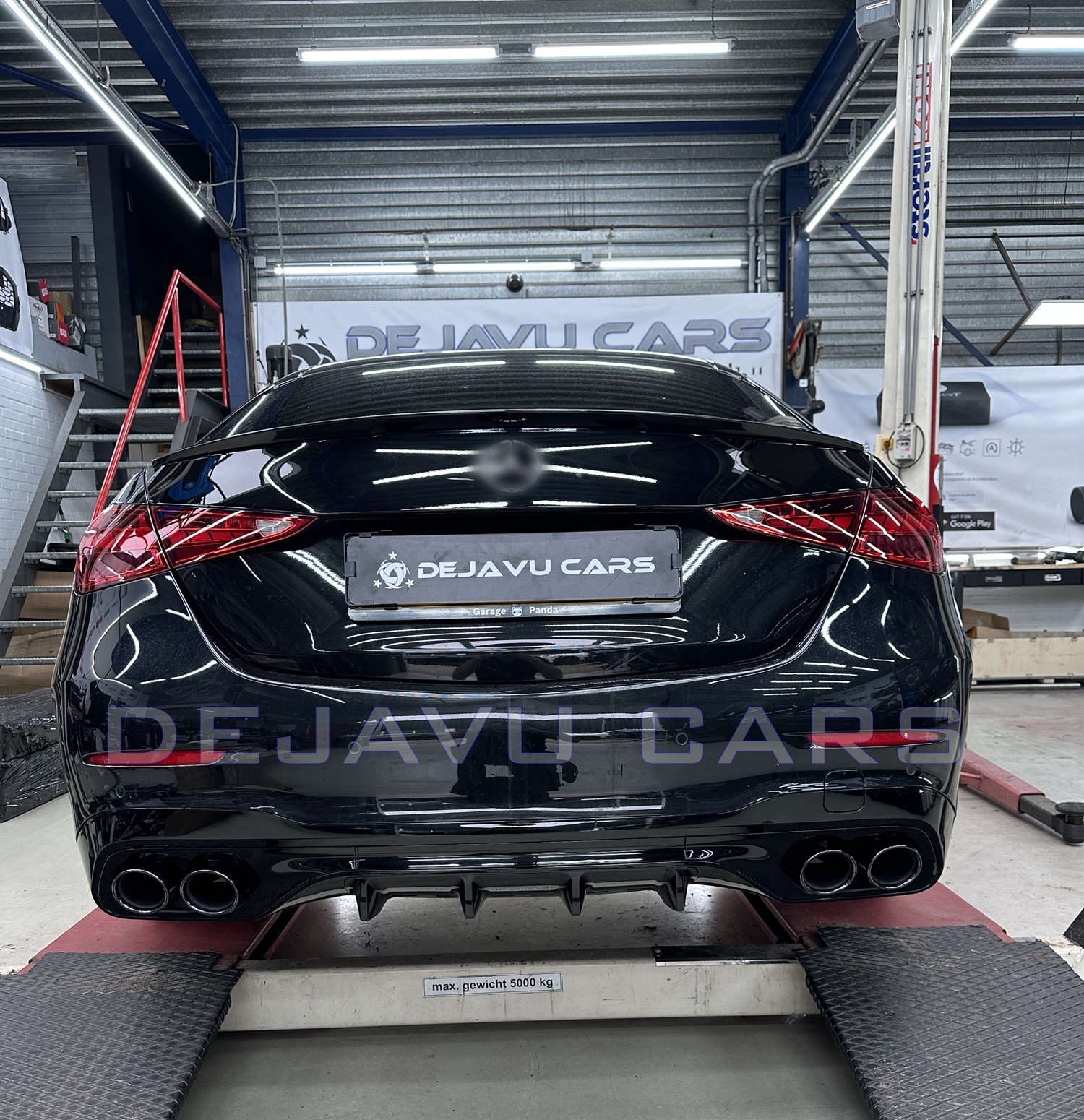 C43 AMG Look Diffuser for Mercedes Benz C Class W206 / S206 - Dejavu Cars ''Because standard isn ...