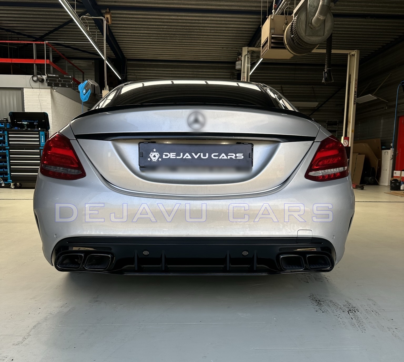 C63S AMG Look Diffuser for Mercedes Benz C-Class W205 / S205 - Dejavu ...