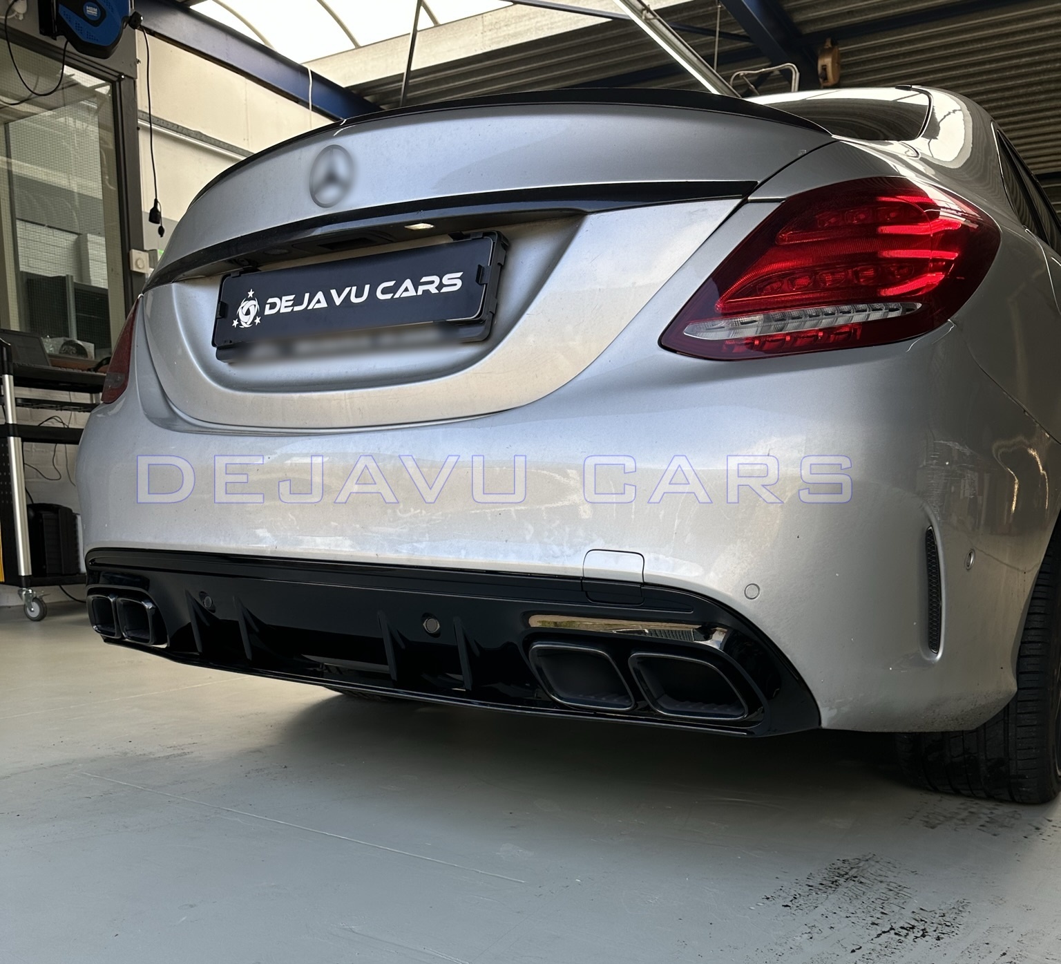 C63S AMG Look Diffuser for Mercedes Benz C-Class W205 / S205 - Dejavu ...