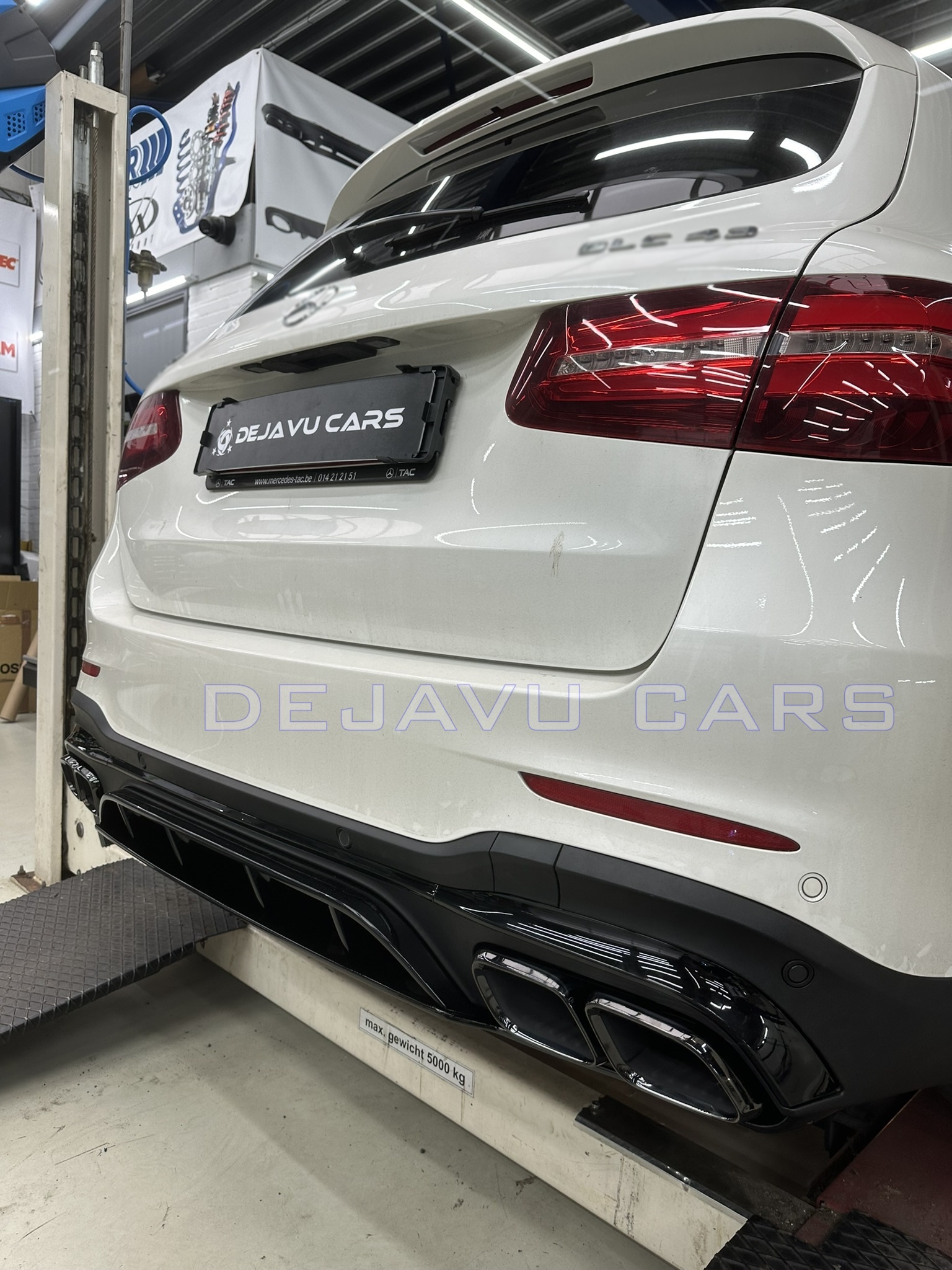 Facelift GLC 63 AMG Look Diffuser voor Mercedes Benz GLC X253 SUV ...