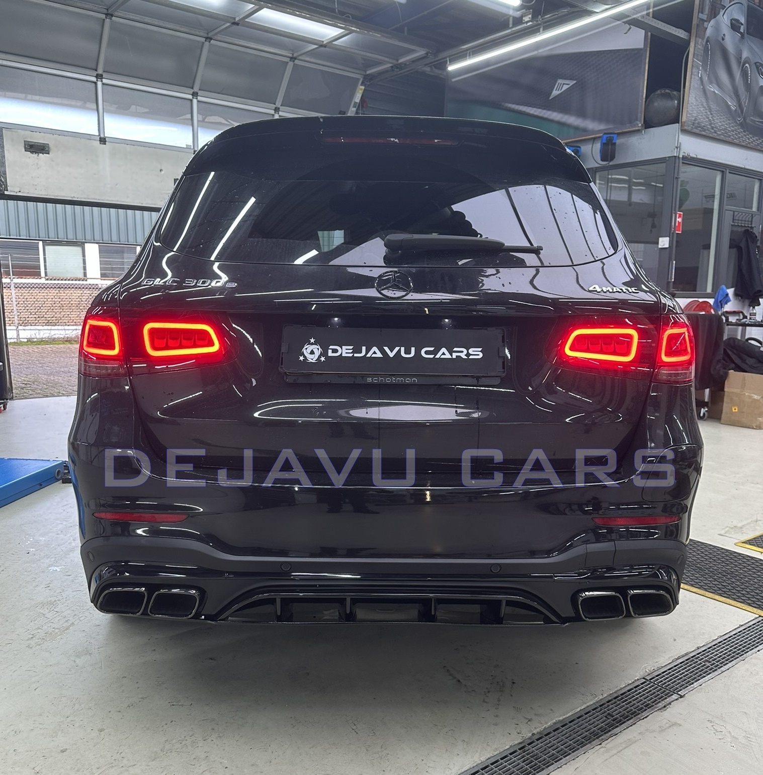 Facelift GLC 63 AMG Look Diffuser for Mercedes Benz GLC X253 SUV ...
