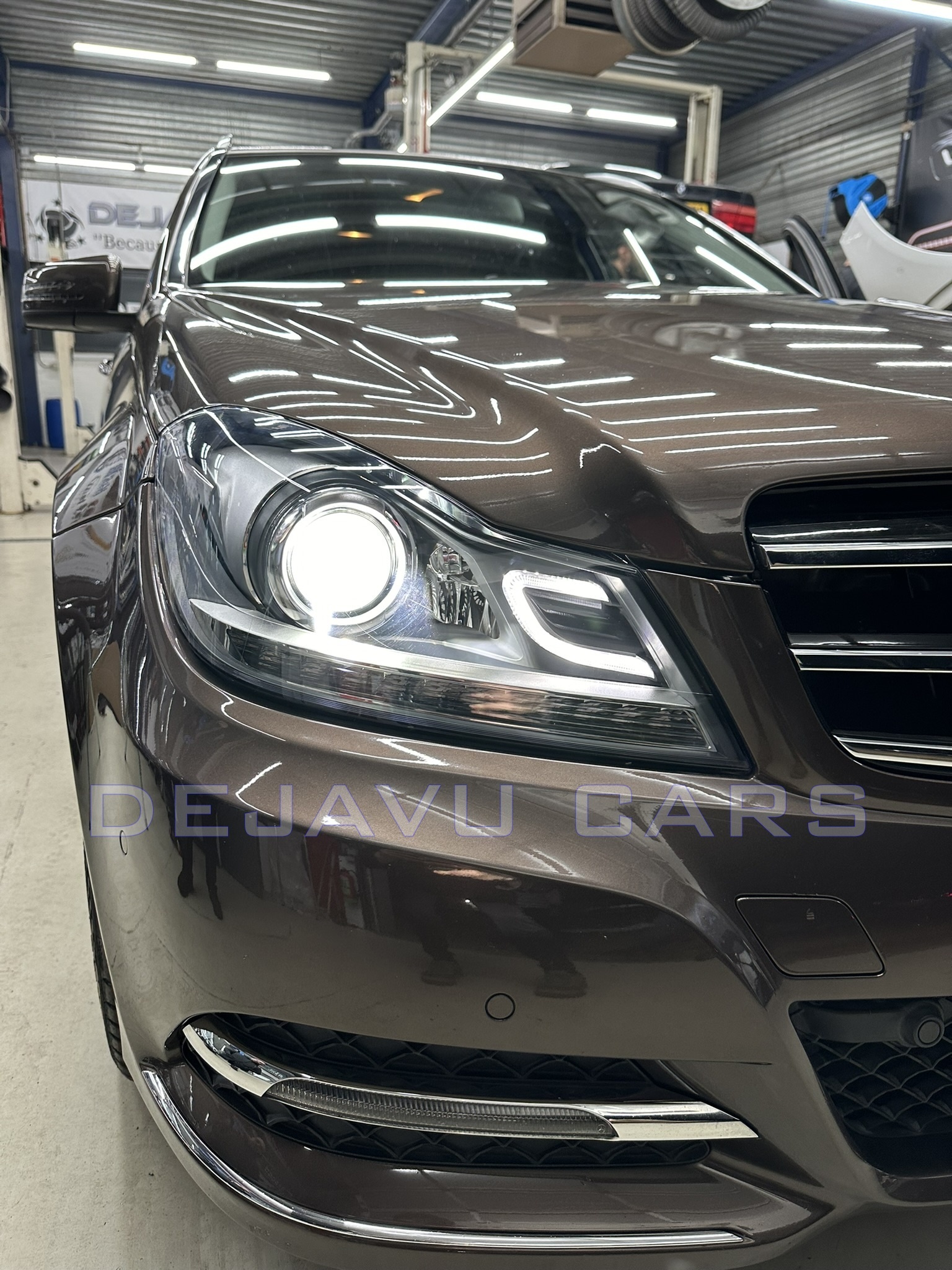 LED Bi Xenon Look LED Scheinwerfer für Mercedes C-Klasse W204 Facelift - Dejavu Cars ''Because ...