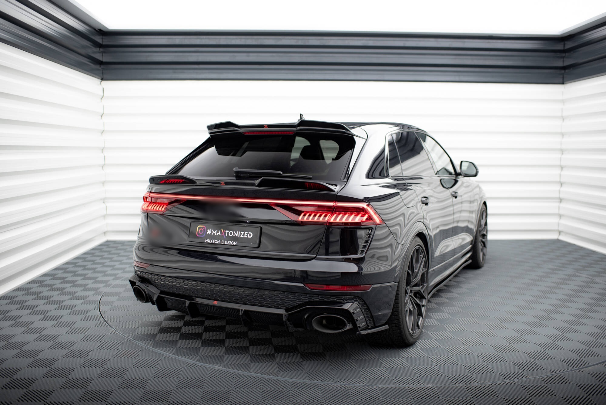 Lower Spoiler Cap 3D für Audi Q8 / RSQ8 / SQ8 / Q8 S-Line Mk1 - Dejavu ...