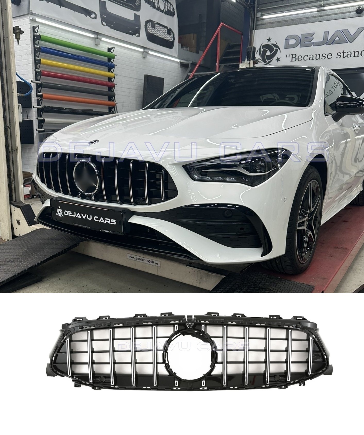 GT-R Look Front Grill for Mercedes Benz CLA-Class W118 / C118 / X118 - Dejavu Cars ''Because ...
