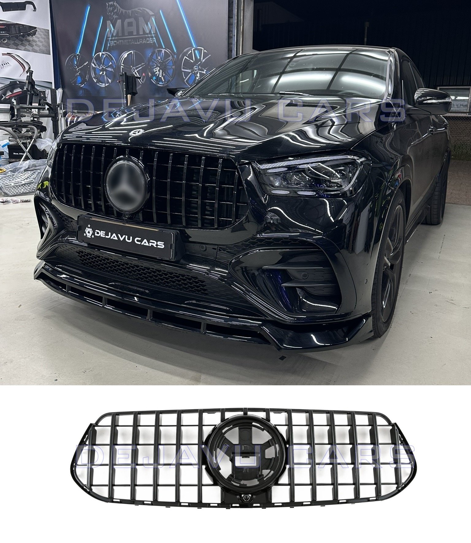 GT-R Panamericana Look Front Grill for Mercedes GLE-Class W167 C167 - Dejavu Cars ''Because ...