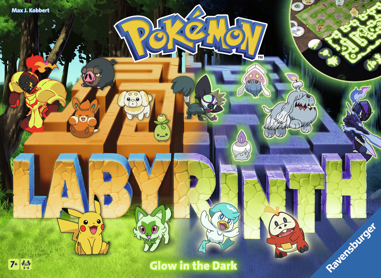 Pokemon Labyrinth Glow in the Dark Boardgame - Geeks Heaven BV