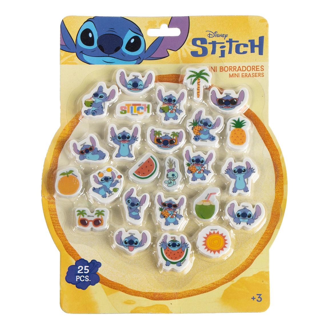 Disney Stitch Summer Pack of 25 Mini Erasers - Geeks Heaven BV