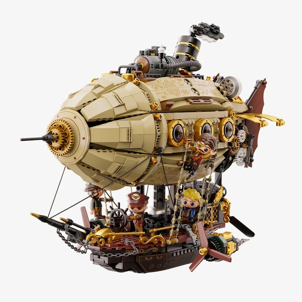 Pantasy Steampunk Airship Building Block - Geeks Heaven BV