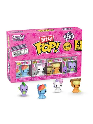 Funko Bitty POP! My Little Pony 4-pack 2,5cm Rainbow Dash With Chase ...