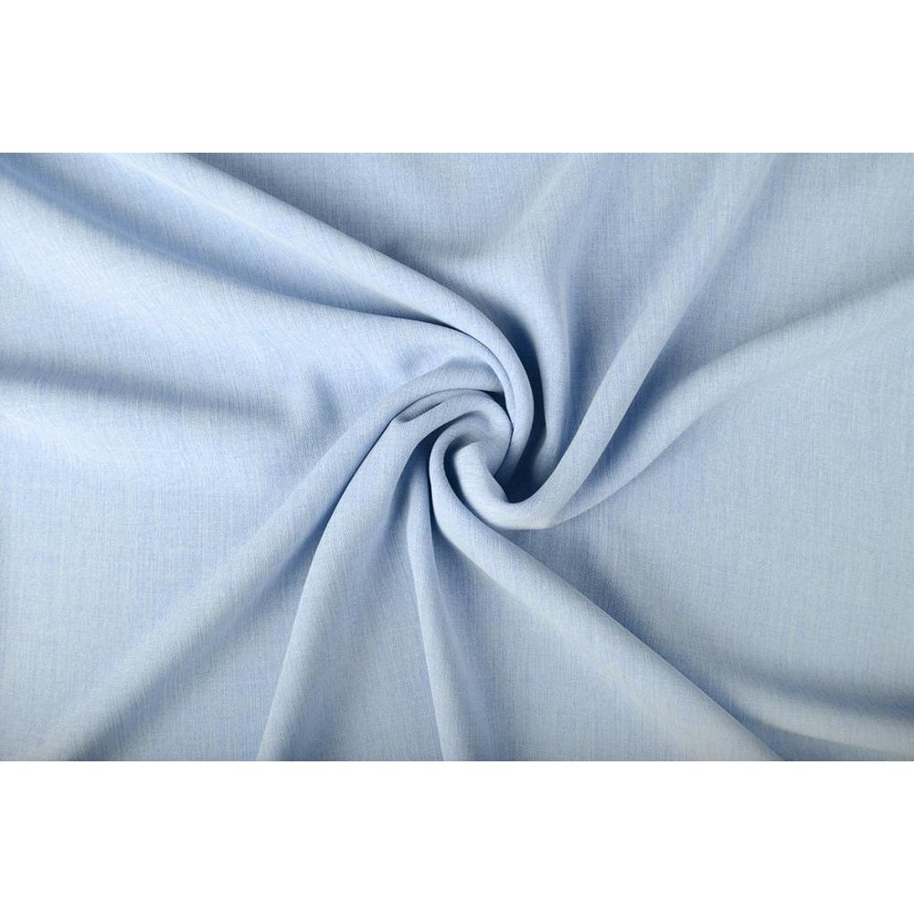 High Twist Crêpe Baby Blue - YES Fabrics
