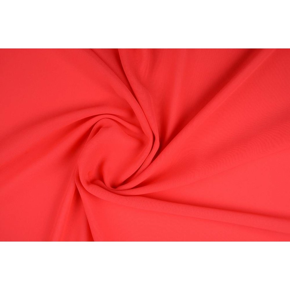 Hi Multi Chiffon Red - YES Fabrics