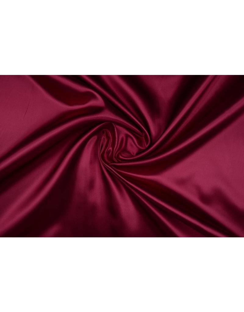 Poly Satin Dark red - YES Fabrics