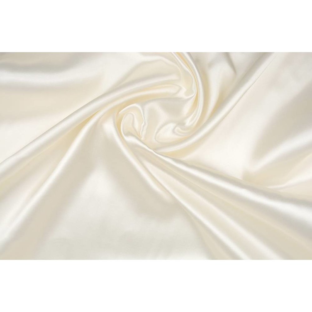 Poly Satin Creme - YES Fabrics