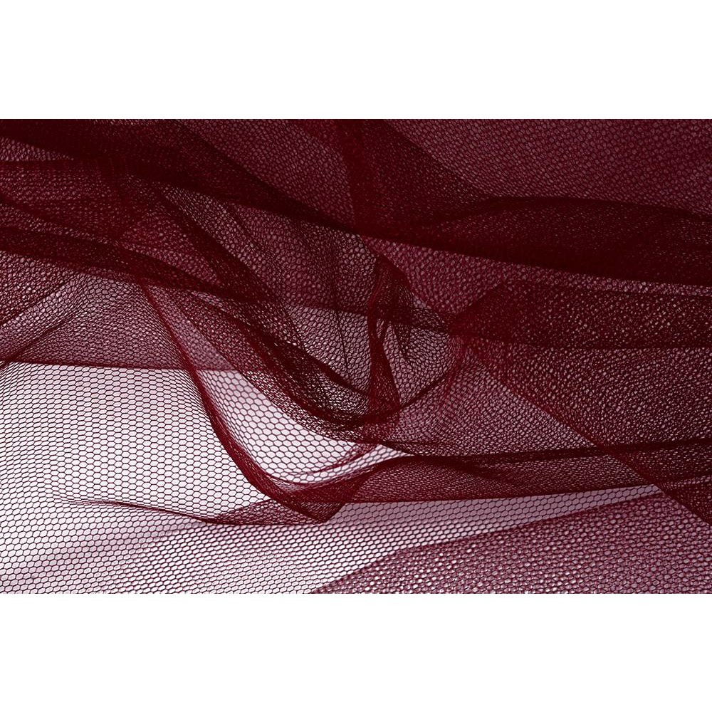 Tule stof bordeaux kopen – Diep rode tule - YES Fabrics