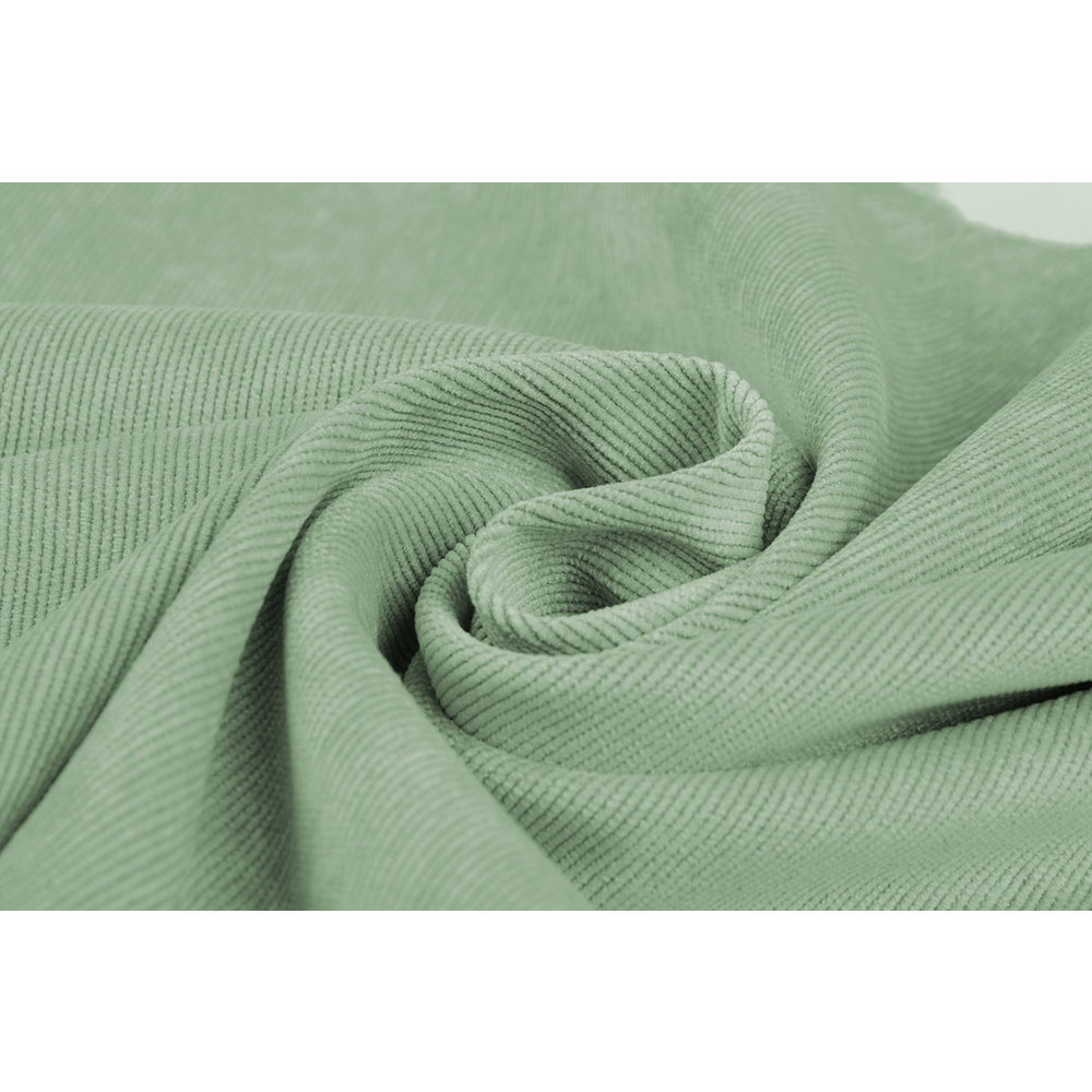 Rib Fabric 16 W Corduroy Old Mint - YES Fabrics