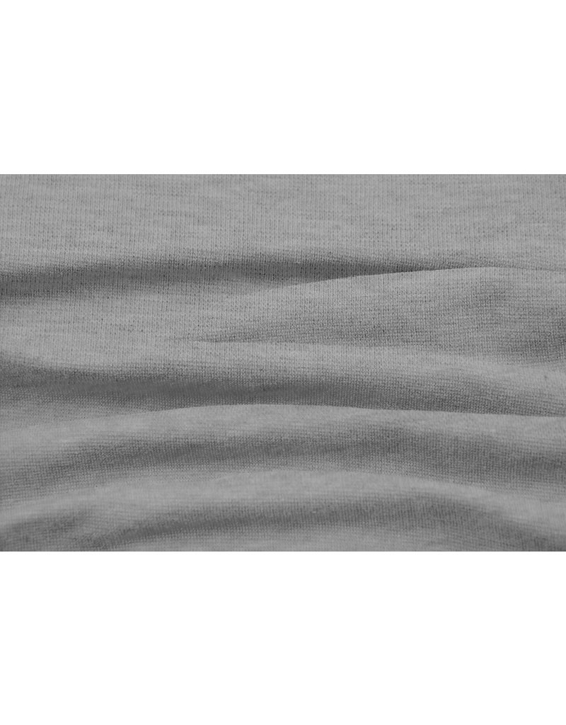 Cuff fabric Light grey melange - YES Fabrics