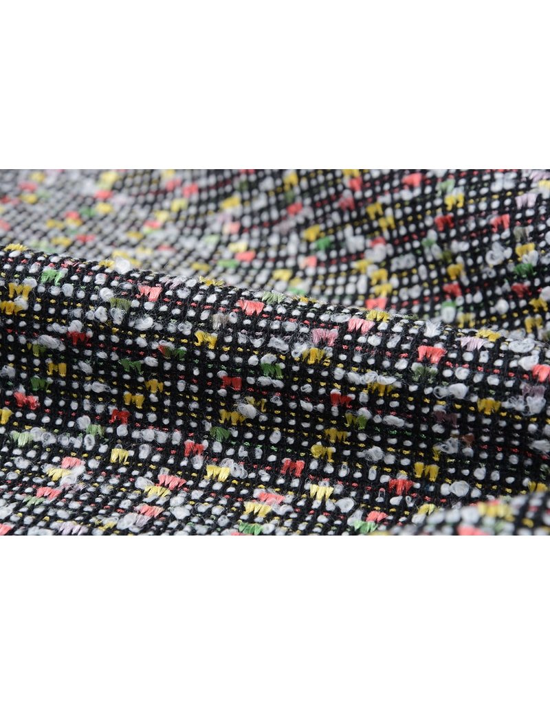 Bouclé Stoff Mexicano Weiß - YES Fabrics