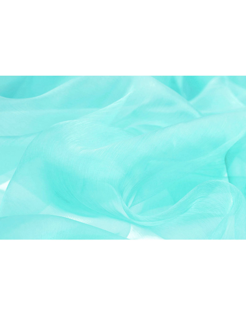 Organza Light aqua - YES Fabrics