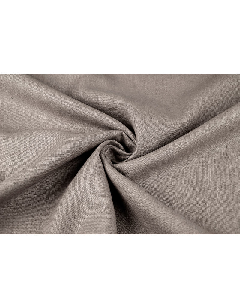 Washed Linen Taupe - YES Fabrics