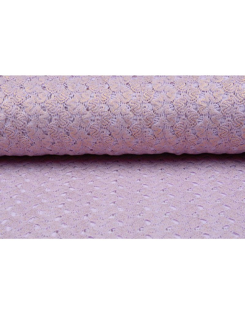 Kant Goud minta Lila - YES Fabrics