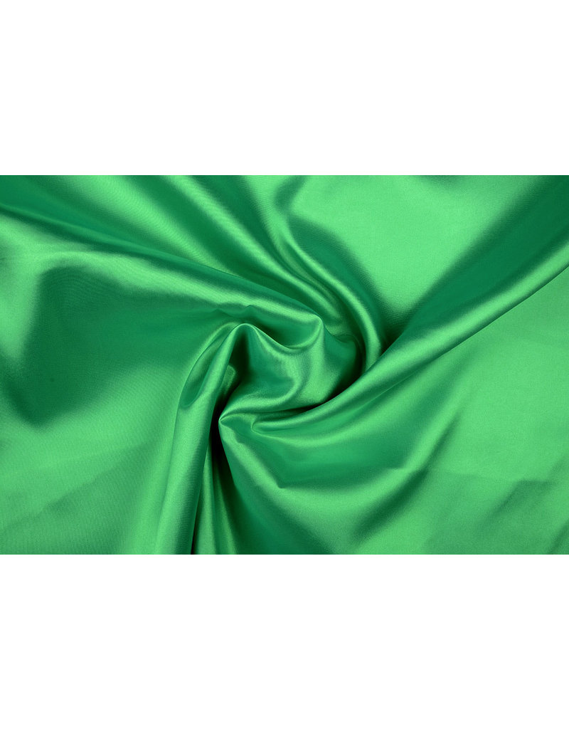 Poly Satijn Groen - YES Fabrics