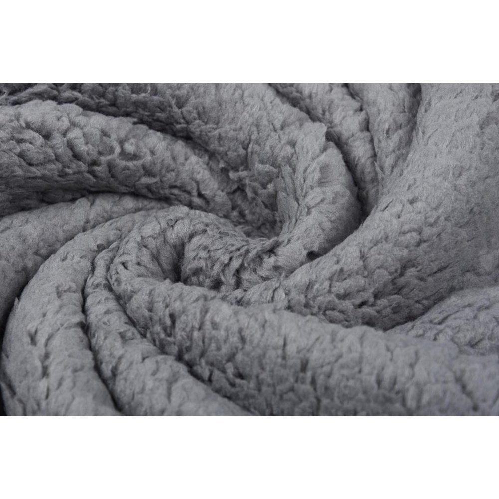 Curly Teddy Grey - YES Fabrics