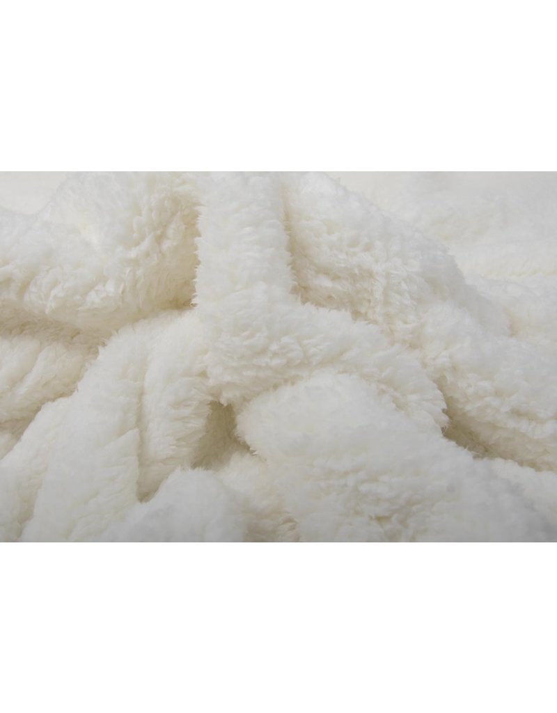 Teddy Stof Creme - YES Fabrics