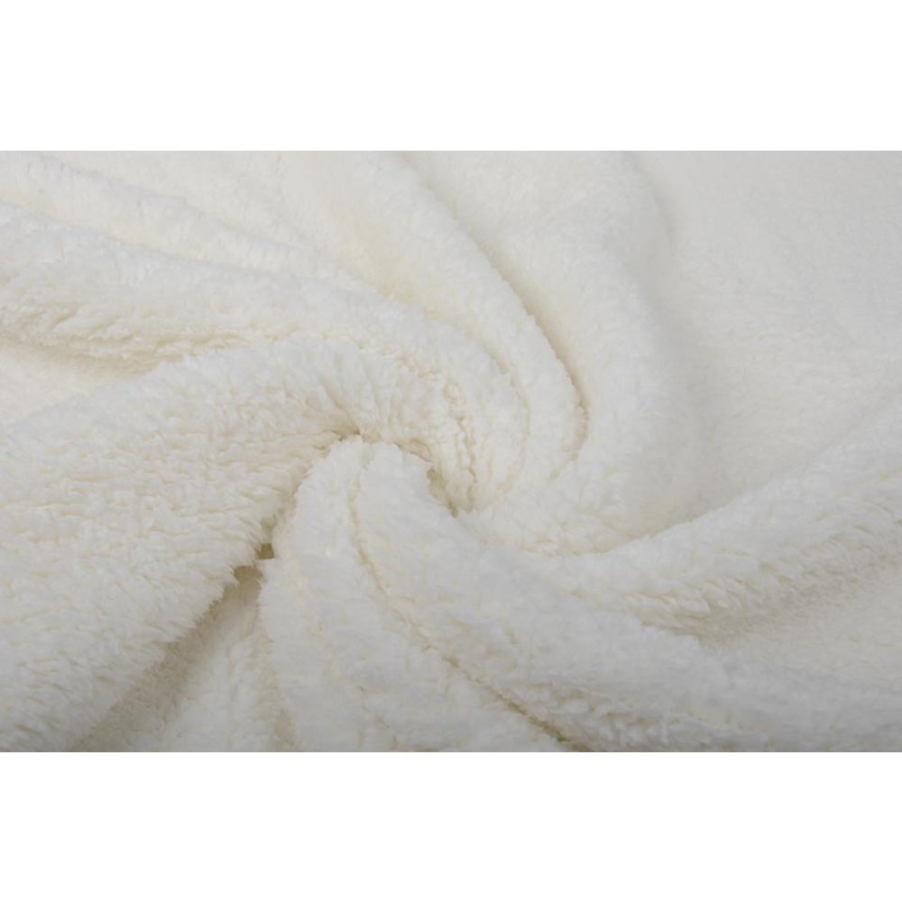 Curly Teddy Creme - YES Fabrics