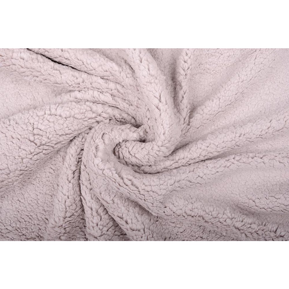 Curly Teddy Old Pink - YES Fabrics