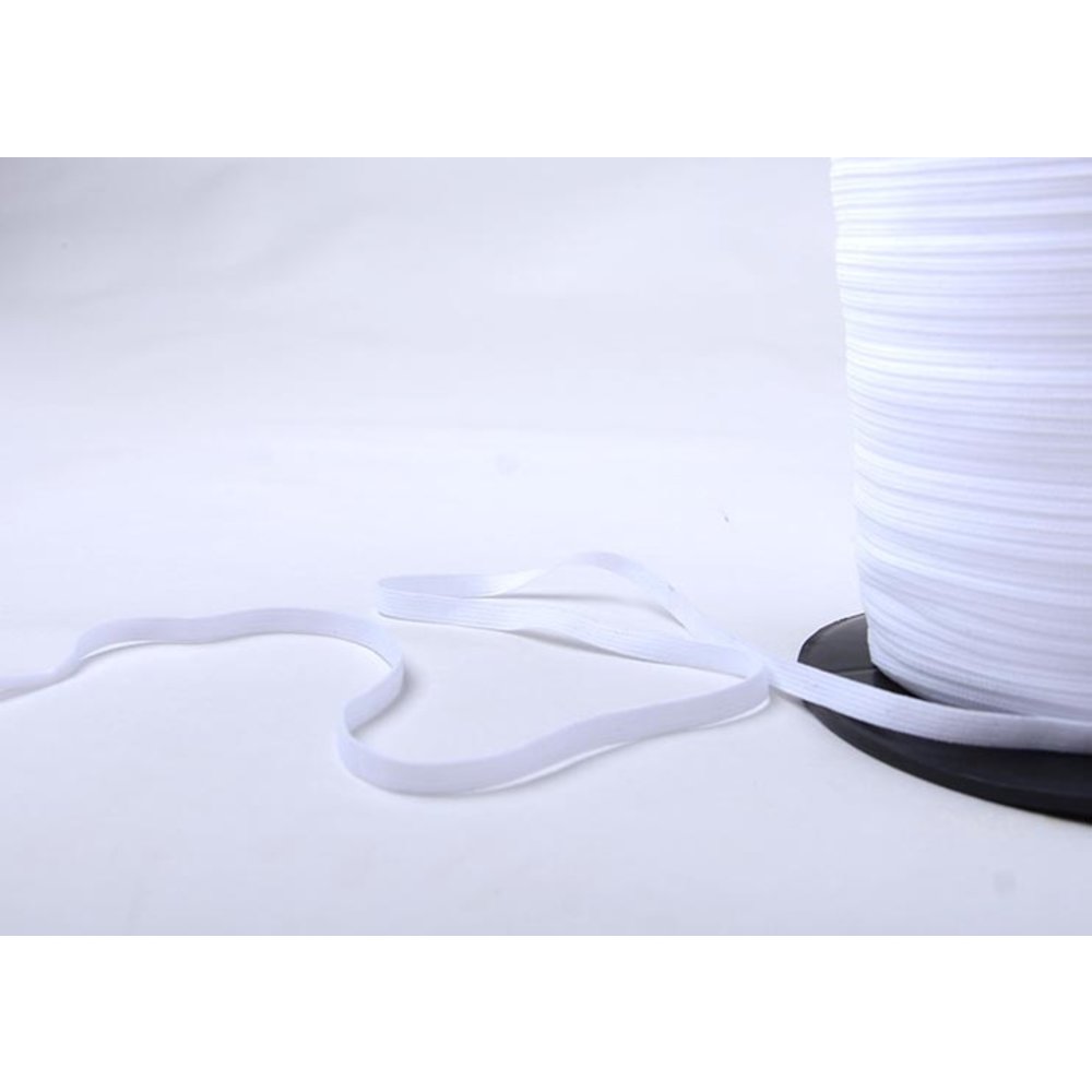 Elastic White 6 mm - YES Fabrics