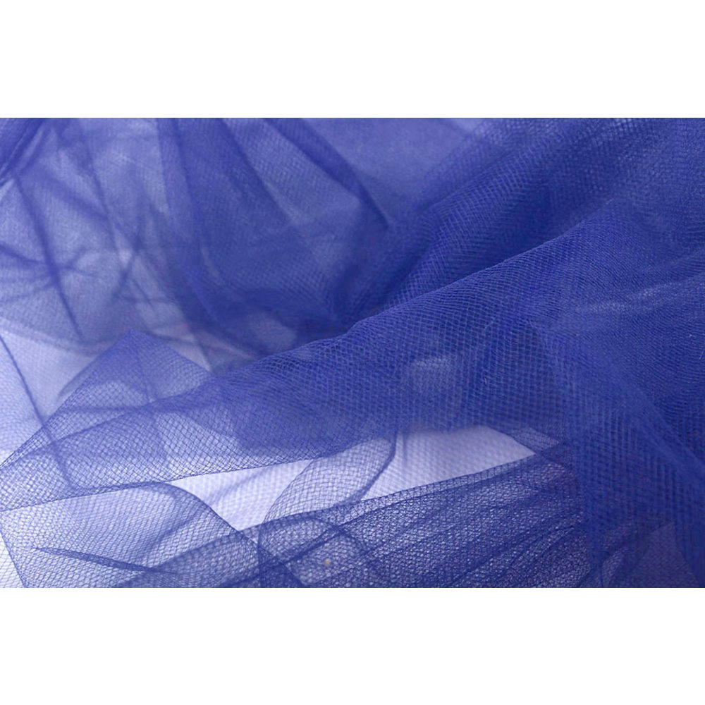Wedding Tulle Empire Blue - YES Fabrics